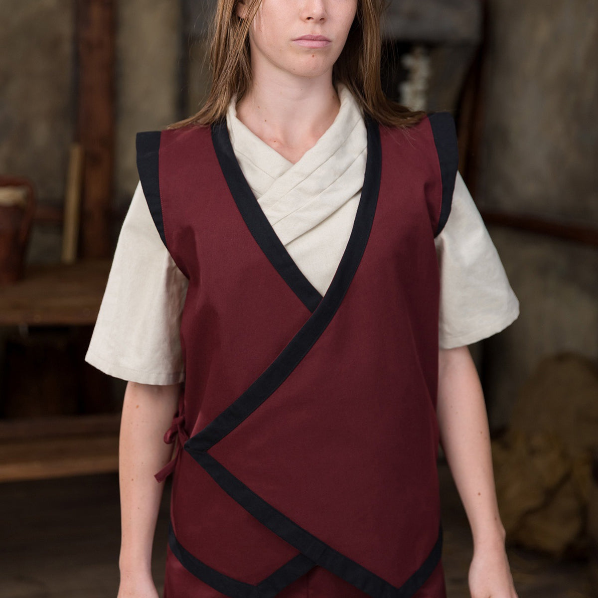 Dungeons & Dragons Monk Vest Bordeaux/Black