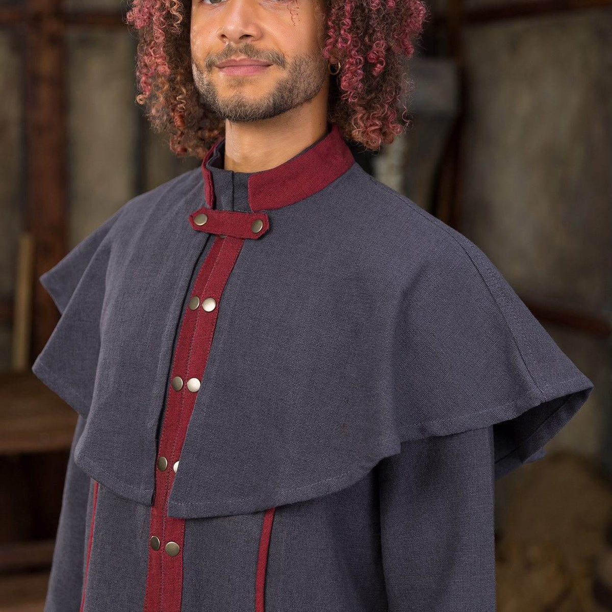 Dungeons & Dragons Warlock Cape Grey/Red
