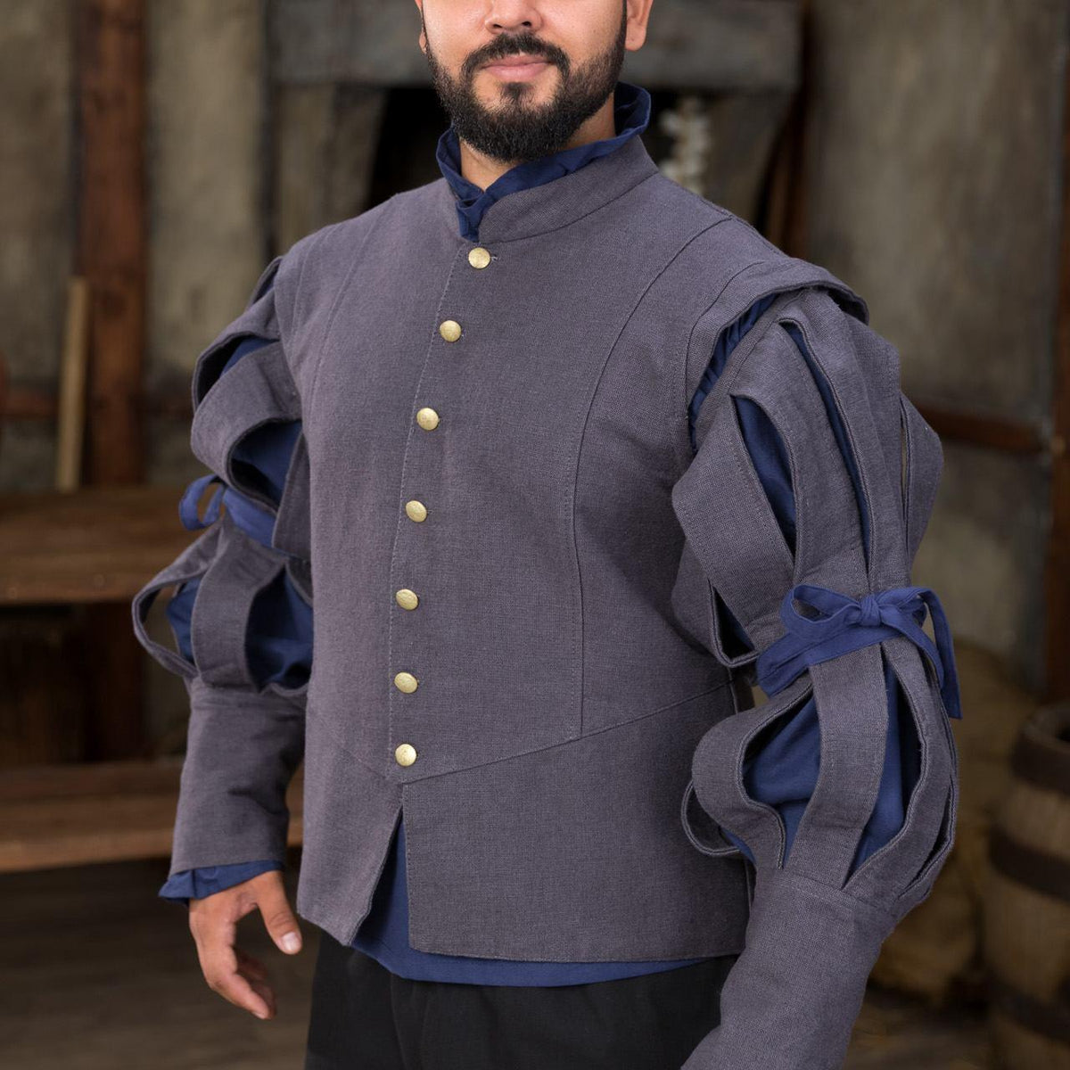 Dungeons & Dragons Bard Jerkin Grey