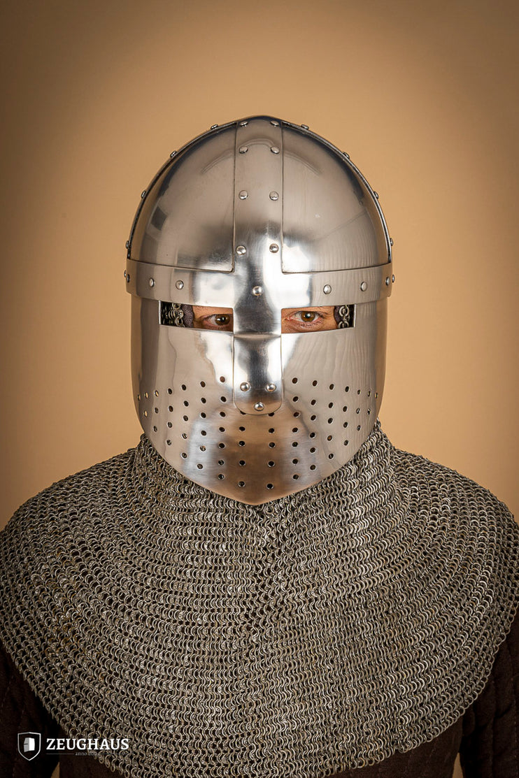 High Medieval Helmets: Iron Hats, Pot Helmets and more