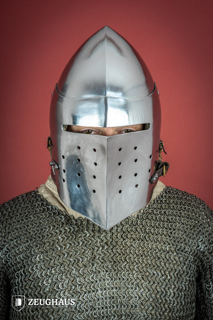 Medieval Helmet Visor Types