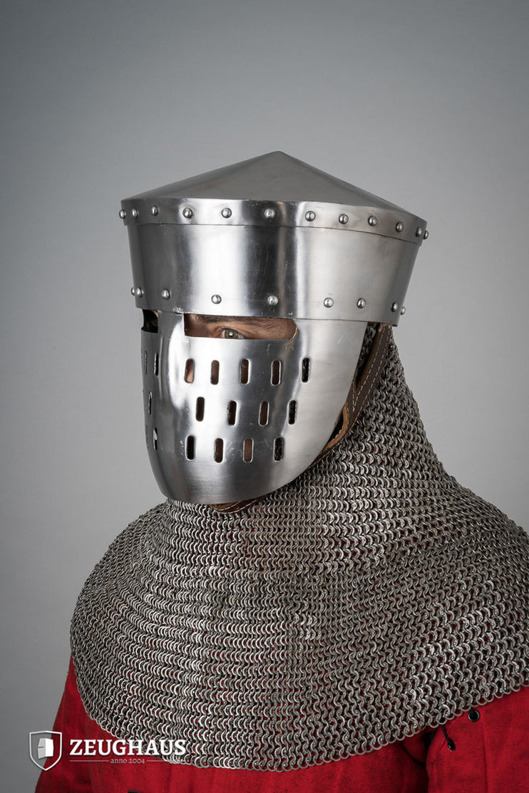 High Medieval Helmets: Iron Hats, Pot Helmets and more